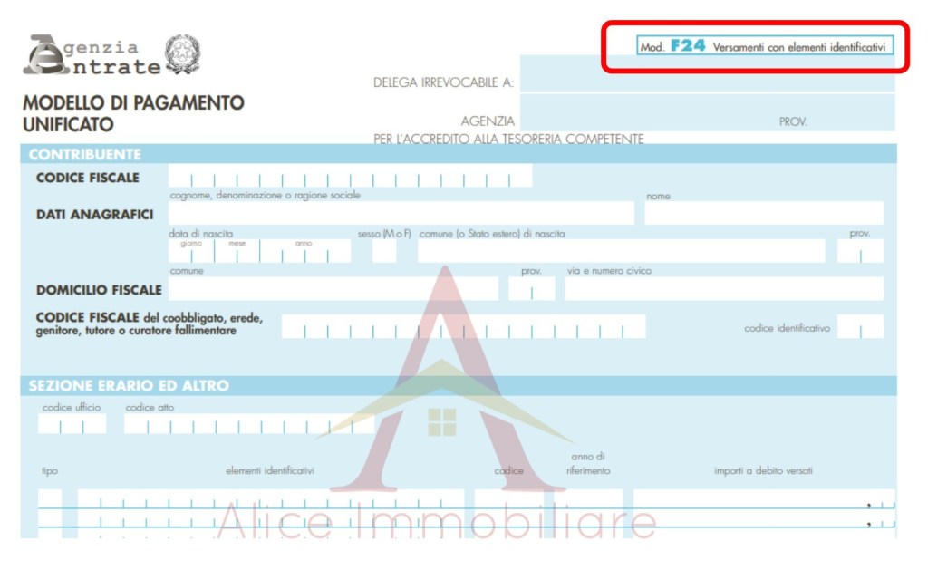 Guida alla compilazione del modello F24 ELIDE per i contratti di ...