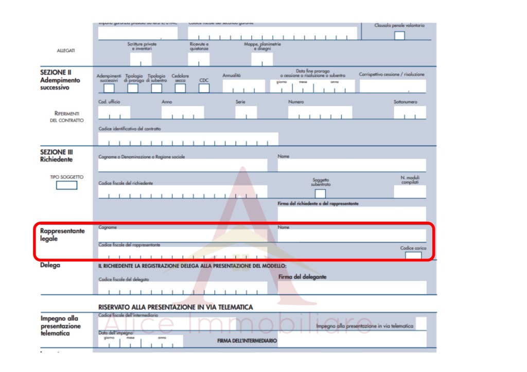 Guida alla compilazione del modello RLI cartaceo – MONDOAFFITTO