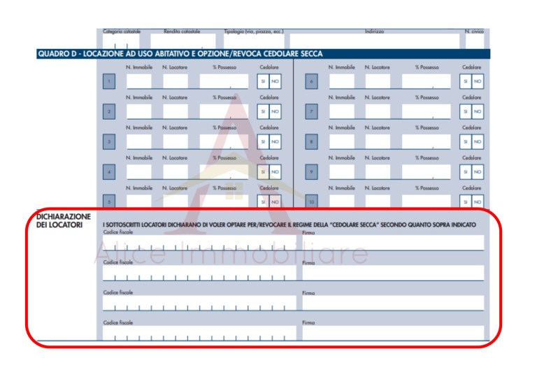 Guida alla compilazione del modello RLI cartaceo – MONDOAFFITTO